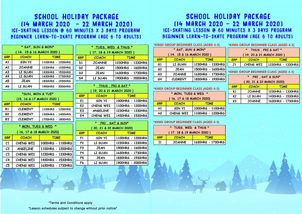 School Holiday Package | Sunway Pyramid Ice
